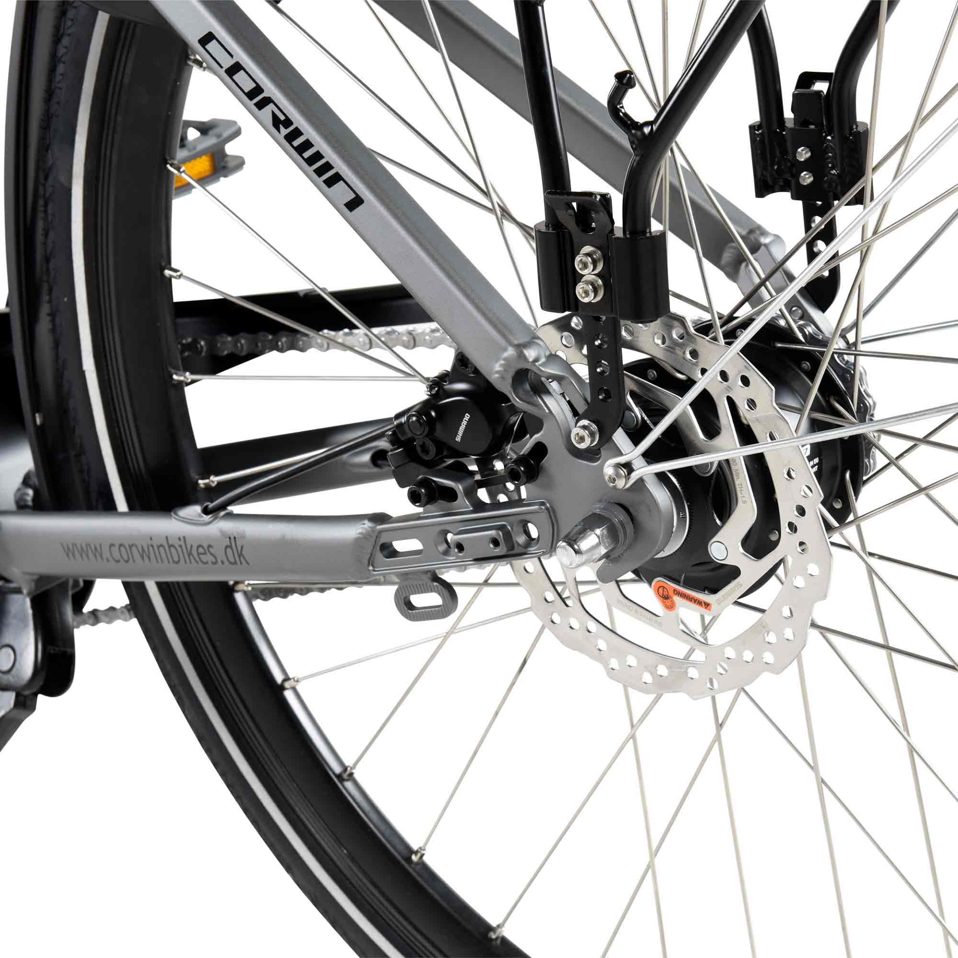 Corwin Elite 600+ Center - Prisgaranti på Elcykler